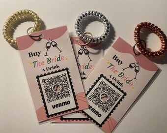 Venmo QR Code Venmo Bachelorette Bracelet Buy the Bride a - Etsy