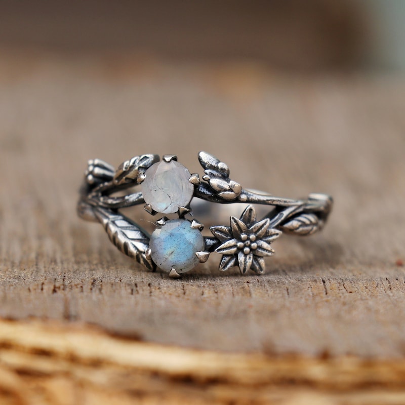 Labradorite Ring - Etsy
