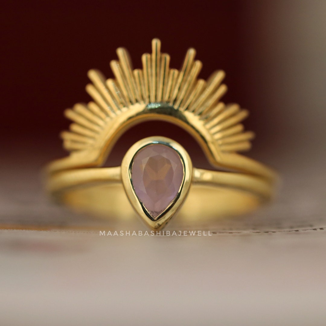 Rose Quartz Ring, 925 Sterling Silver, Sunshine Jewelry - Etsy