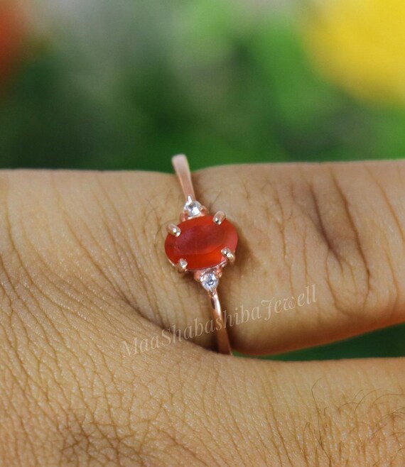 Etsy carnelian ring store