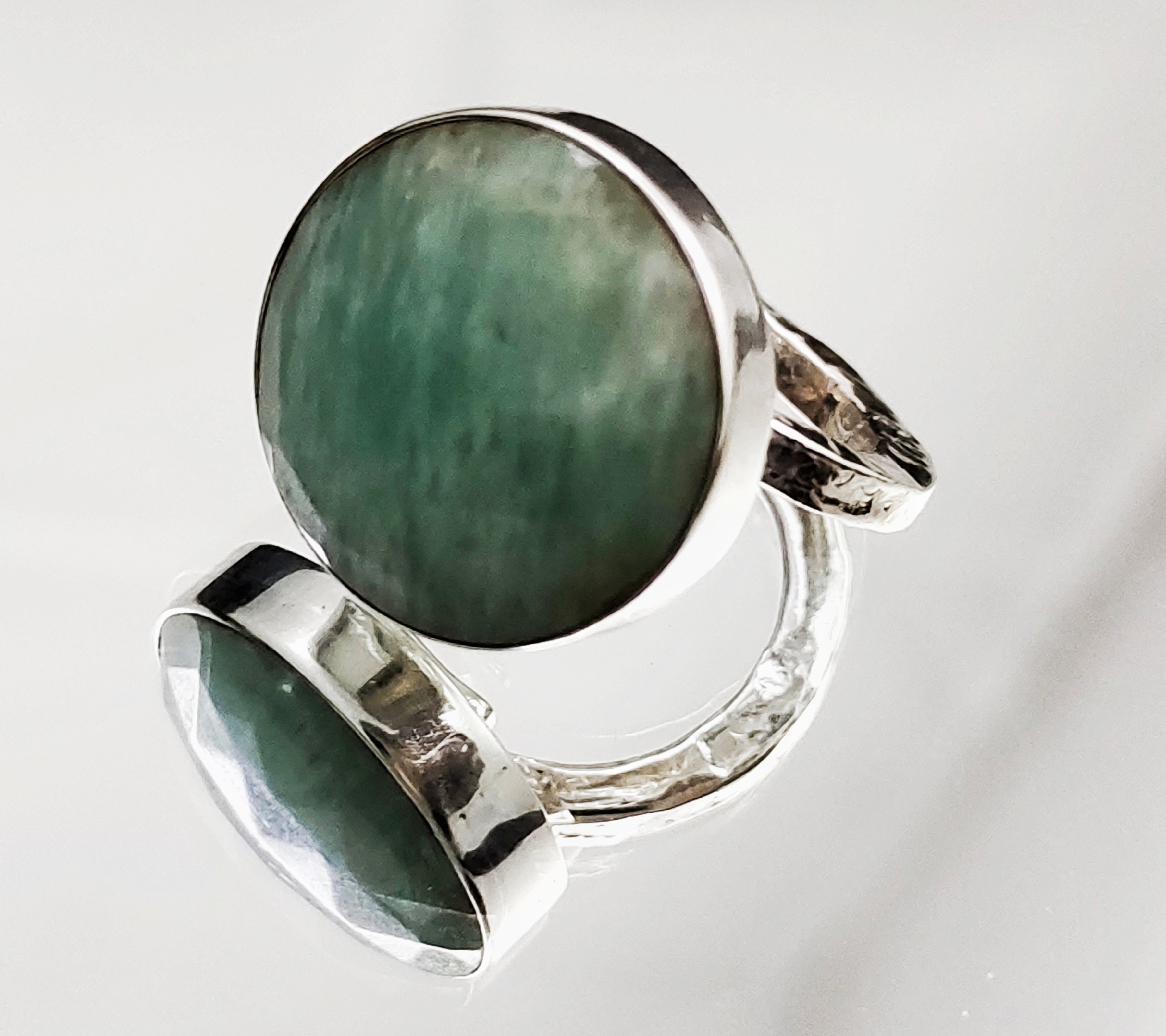 Peruanischer Amazonit Ring 925 Sterling Silber Edelstein | Etsy