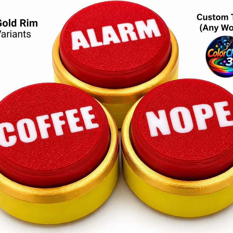 Fidget Red Button - Etsy