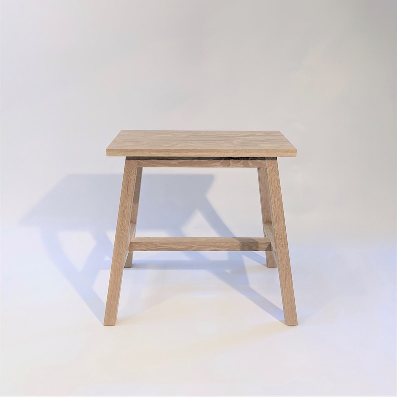 White Oak Side Table - Etsy