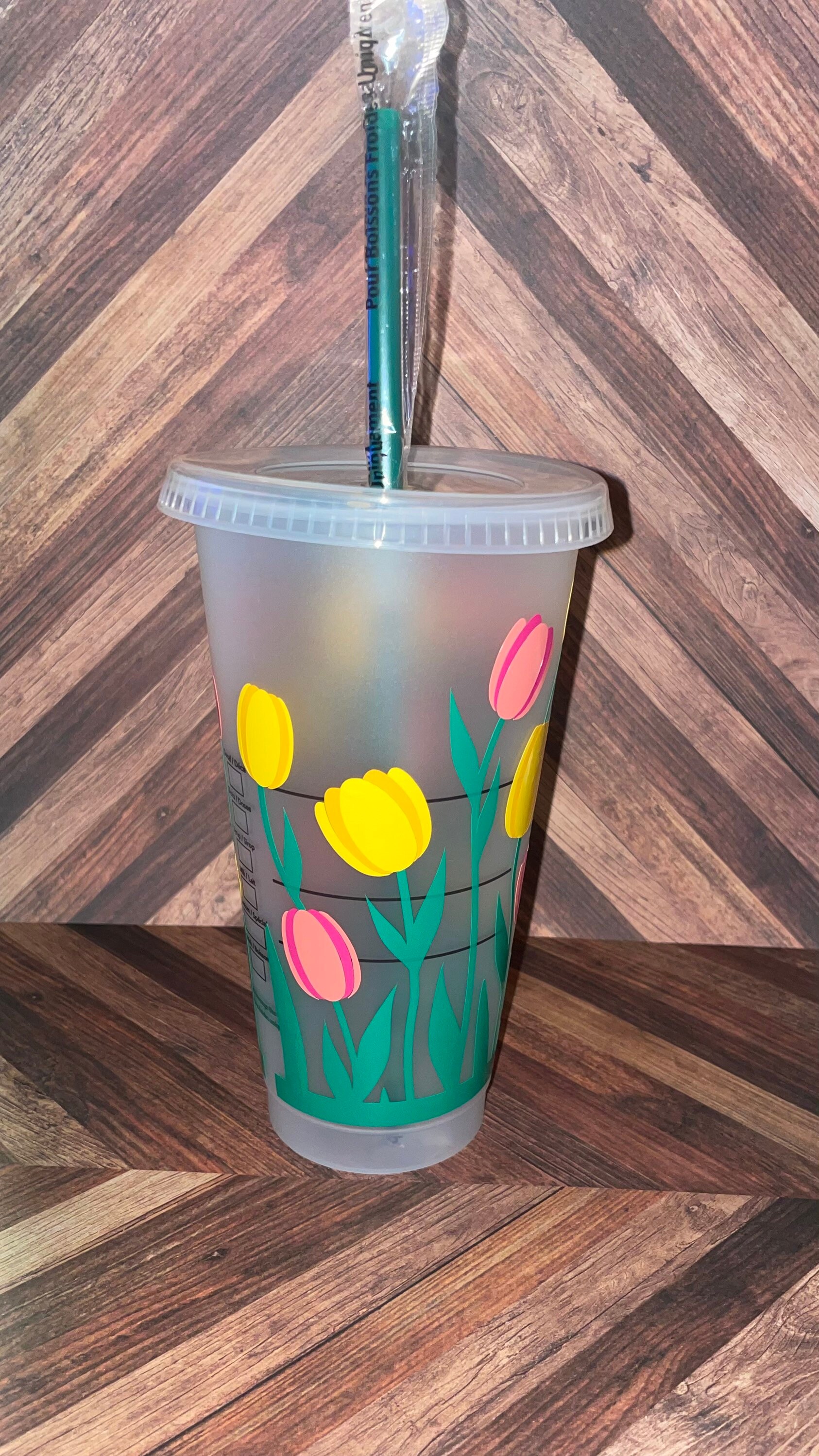 Spring Tulip Reusable Starbucks Cup - Etsy