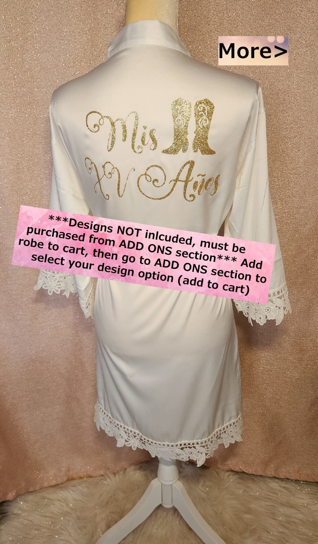 Mis Quince XV Robes, Bridesmaid Robes, Birthday Gifts, Sweet 16 Gifts ...