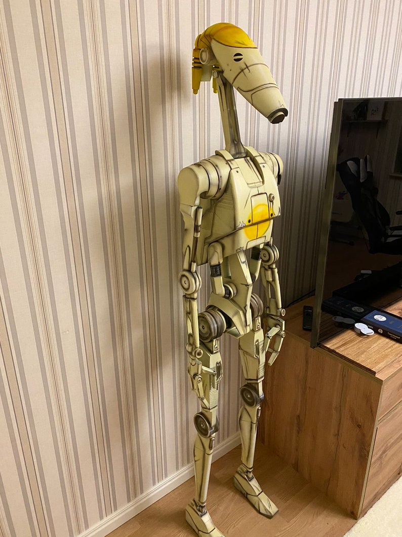 Star Wars Life Size Battle Droid B1 Etsy De
