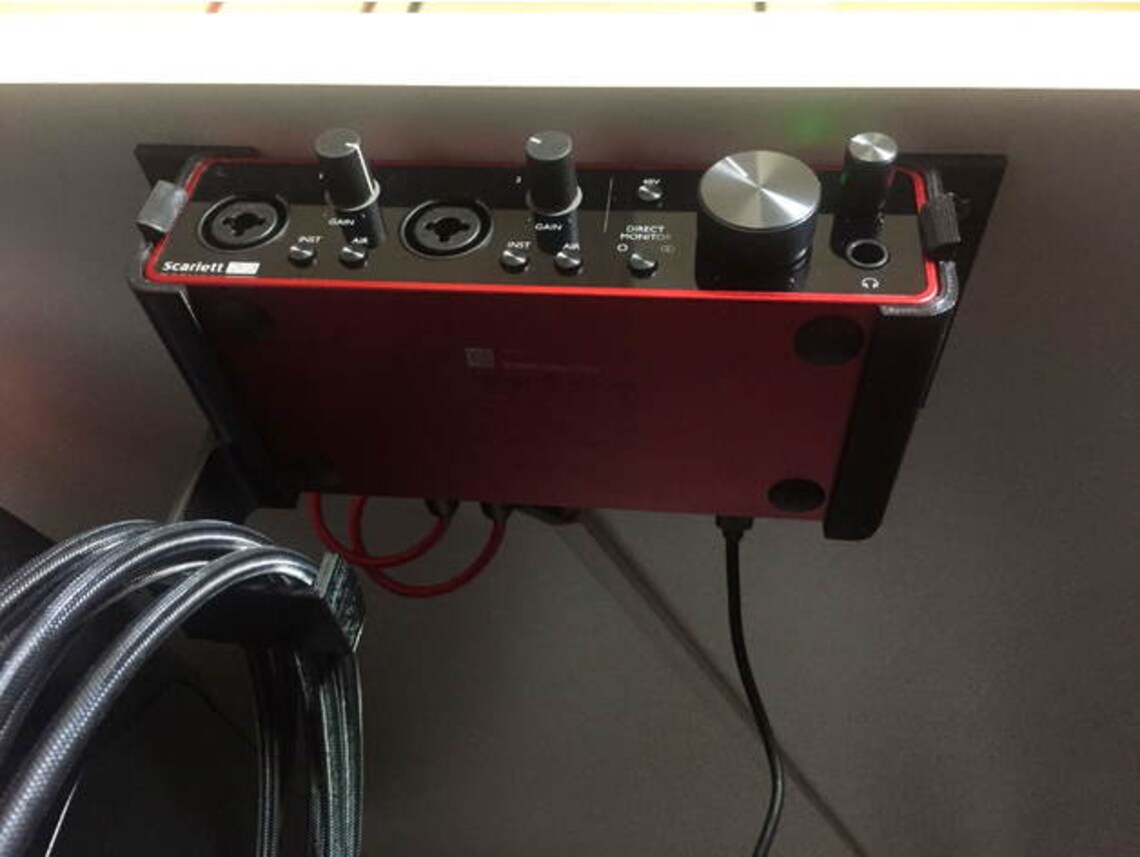 Stand for Focusrite Scarlett 2i2 USB Audio Interface underdesk | Etsy