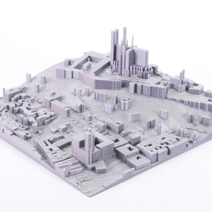 3D Printed Terrain Google Maps 3D Architecture Buildings - Etsy