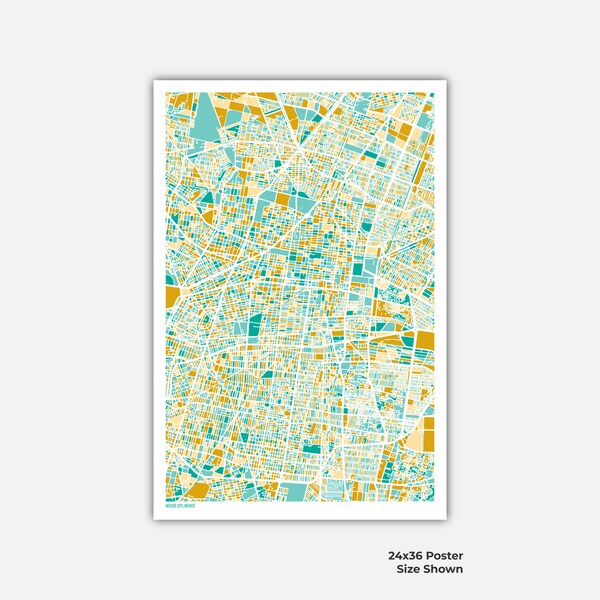 Mosaic Mexican Street Print - Etsy