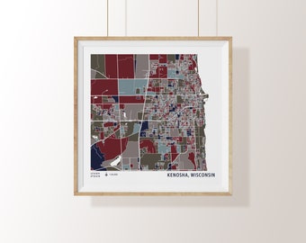 Kenosha Harbor Historical Map 1910 Nautical Chart Print - Etsy