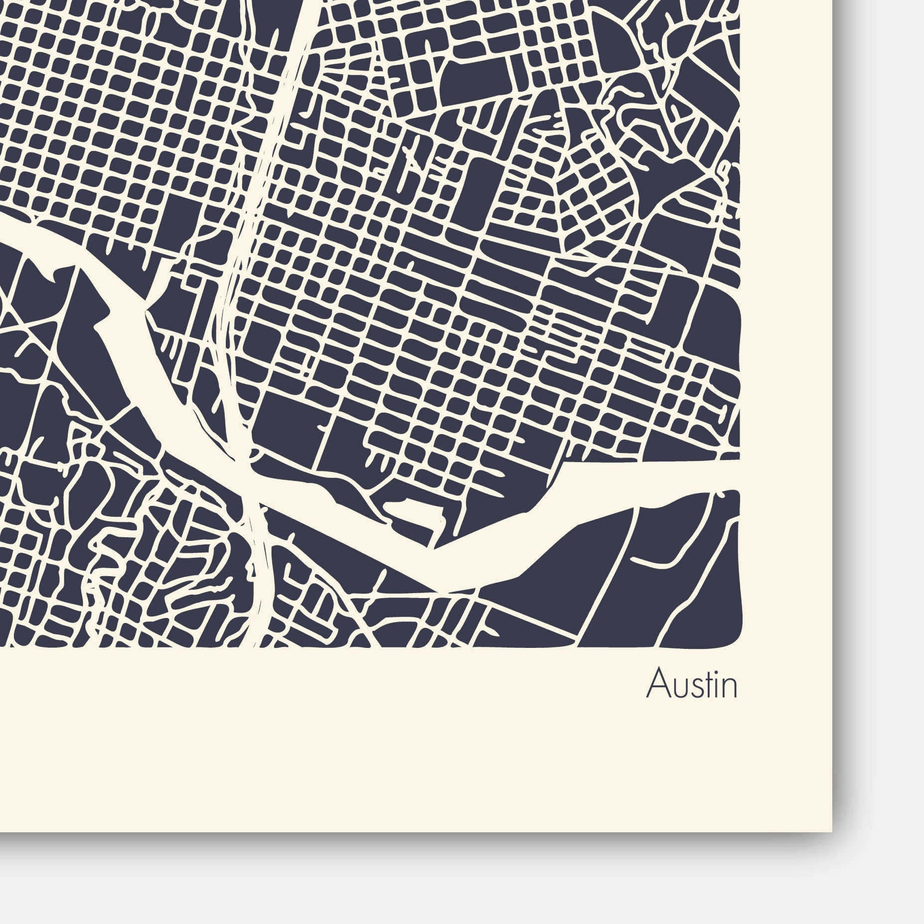 Austin Texas City Map Instant Download, Texas Map Art, Digital Download ...