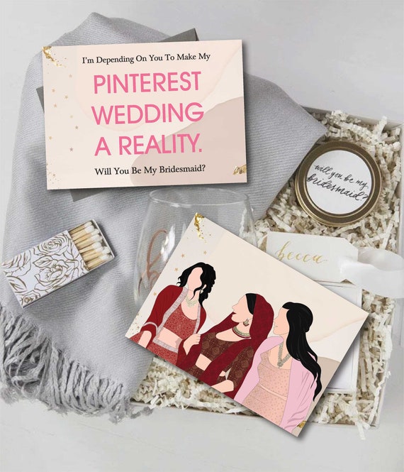 Custom Bridesmaid Proposal Card Template Will You Be My Etsy