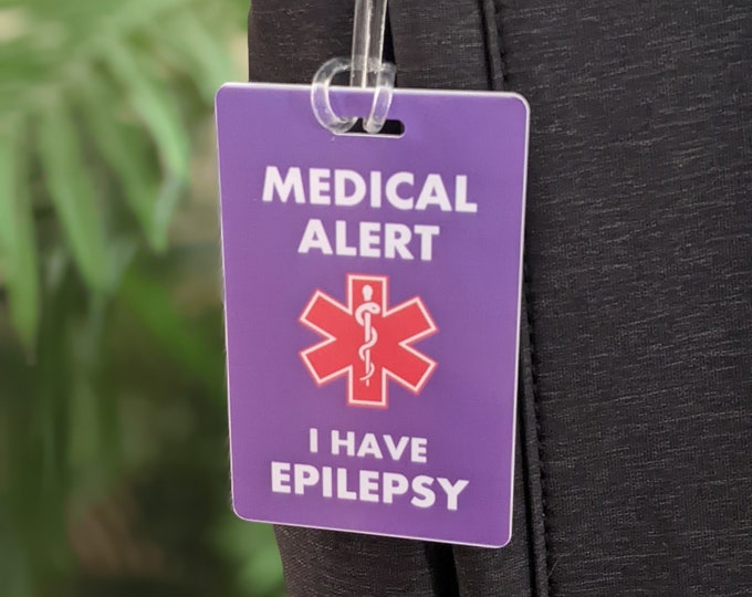 Epilepsy Medical Alert ID Card Pocket Wallet ID School Form - Etsy