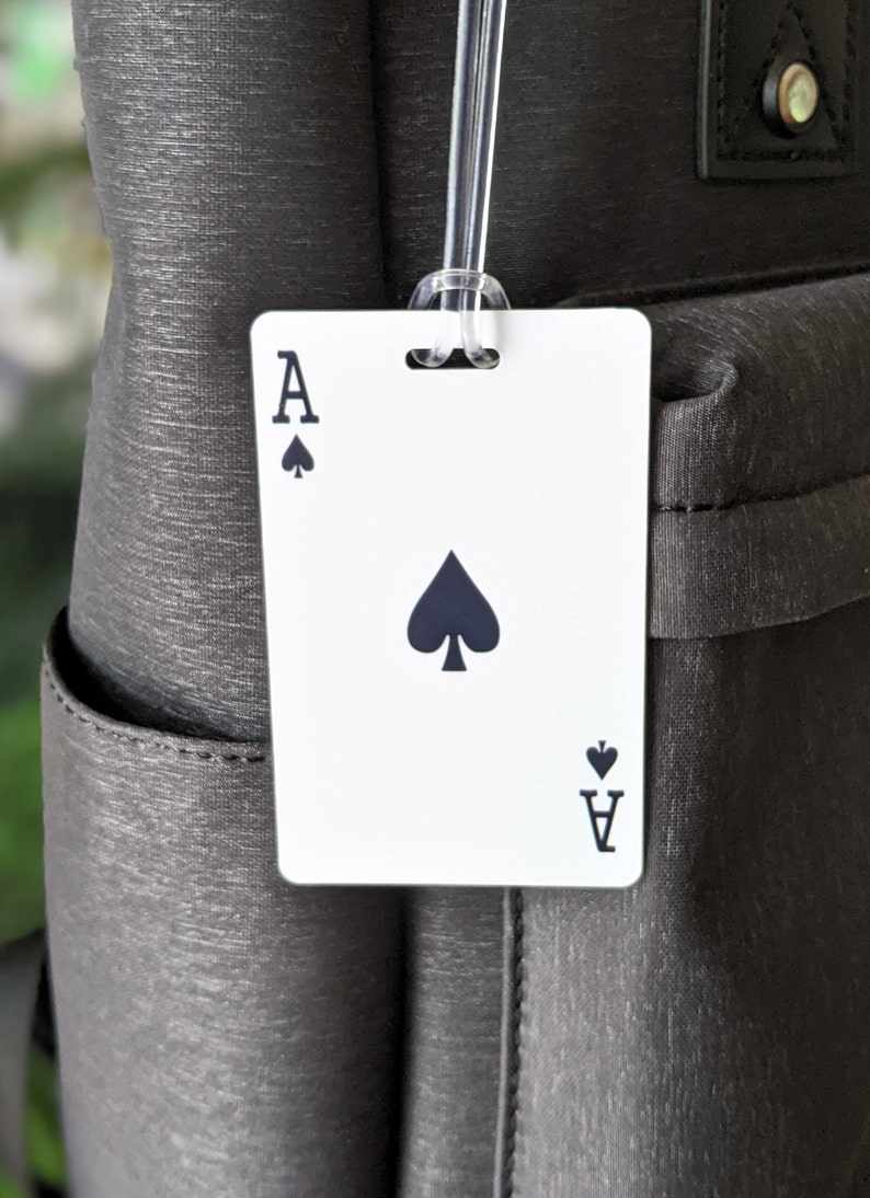 Playing Card Luggage Tag King of Hearts Bag Tag Fun Travel - Etsy