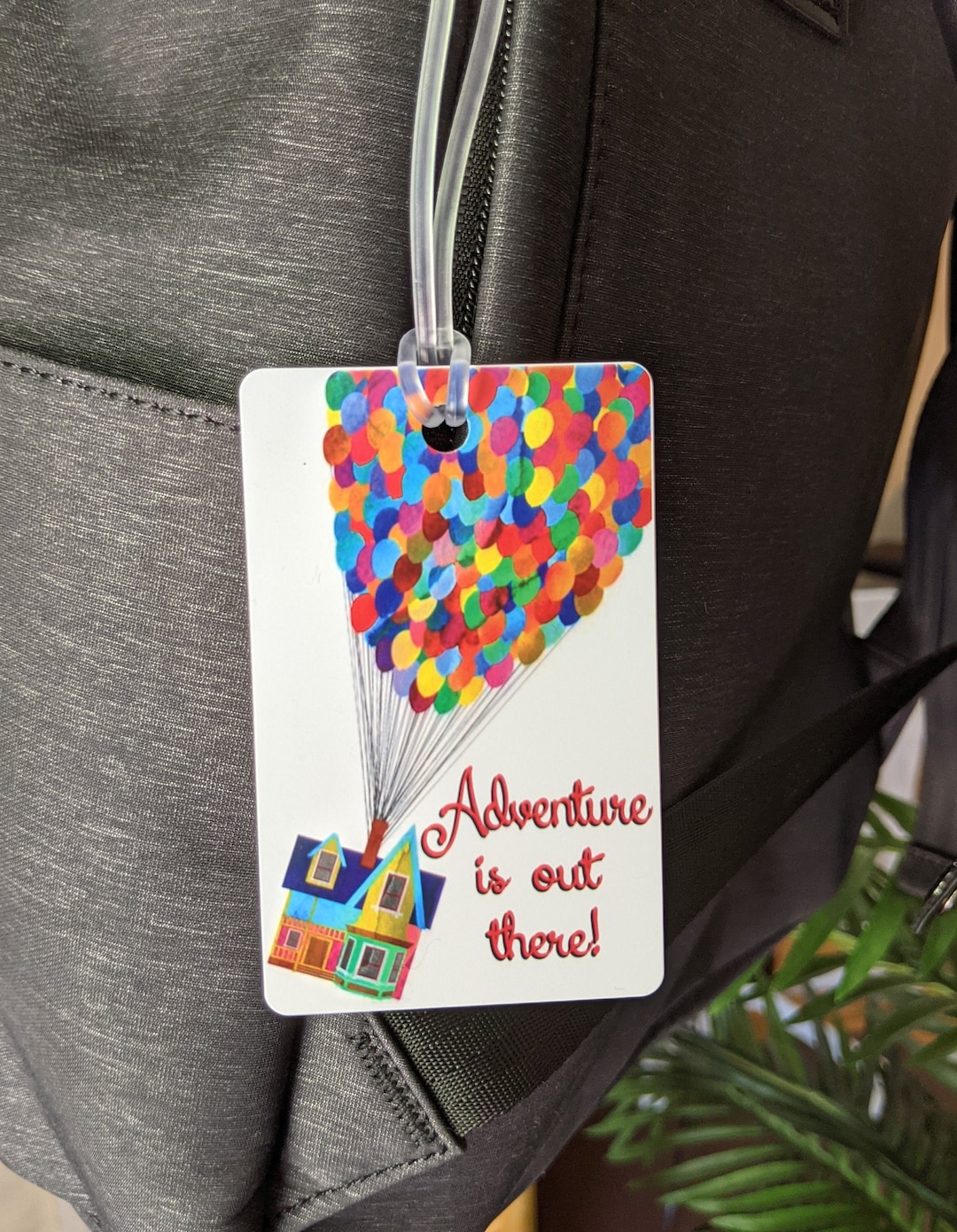 Adventure is Out There LUGGAGE TAG, Personalized Bag Tag, Custom Label ...