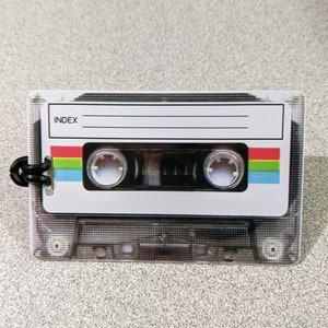 Retro Cassette Personalized Luggage Tag, Unique Bag Tag, Custom Mix ...