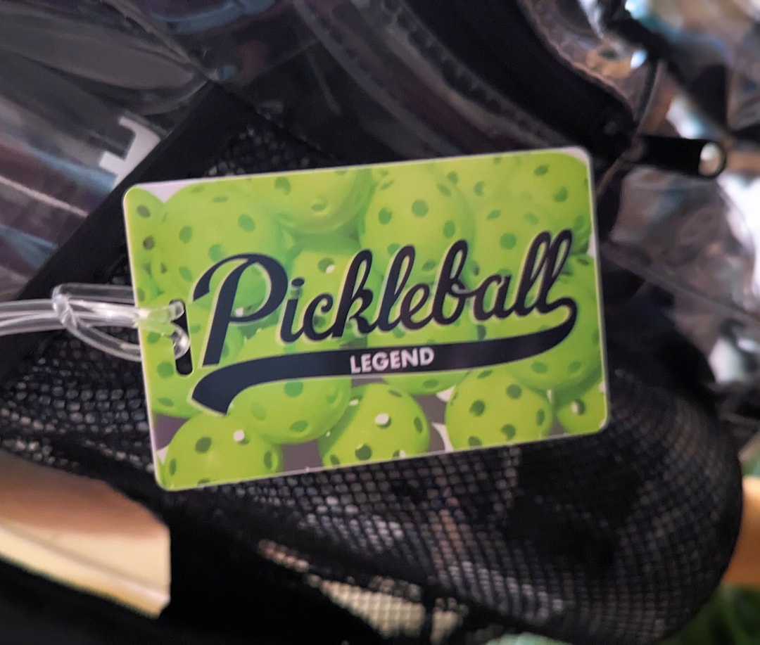 Pickleball Personalized Bag Tag, Custom Luggage Tag, Pickleball ...