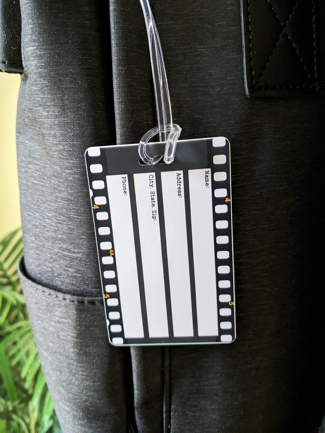 Vintage Camera Bag Tag Personalized Luggage Tag Photographer | Etsy