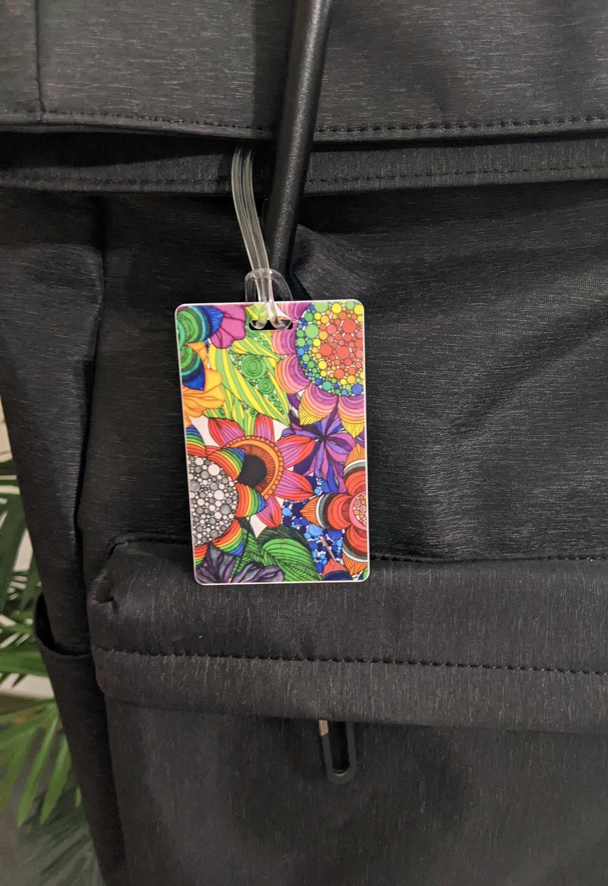 Colorful Personalized Luggage Tag, Bright Bag Tag, Custom Travel ...