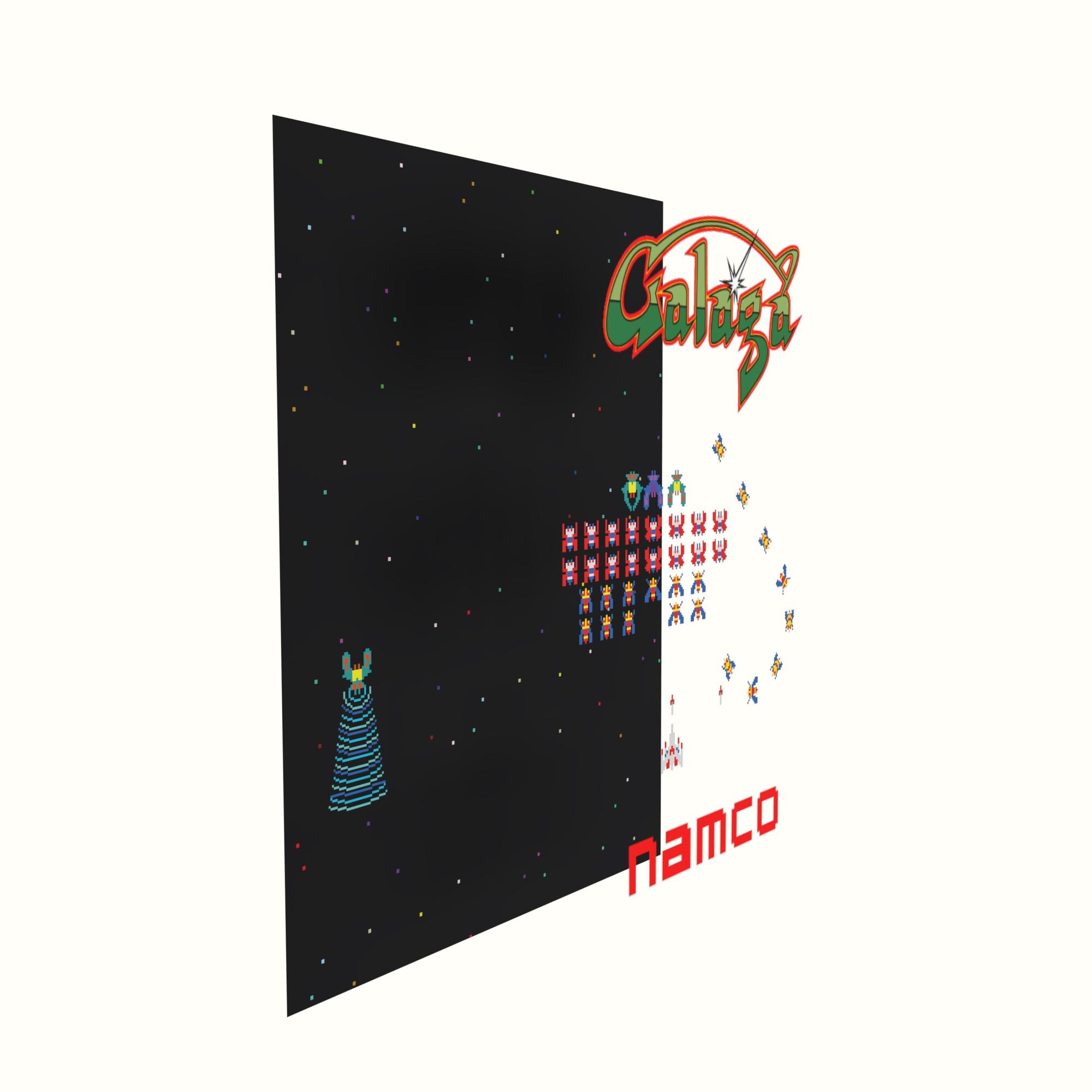 Galaga Shadow Box 3D Retro Arcade Art Classic Video Game Decor Gamer Gift - Etsy