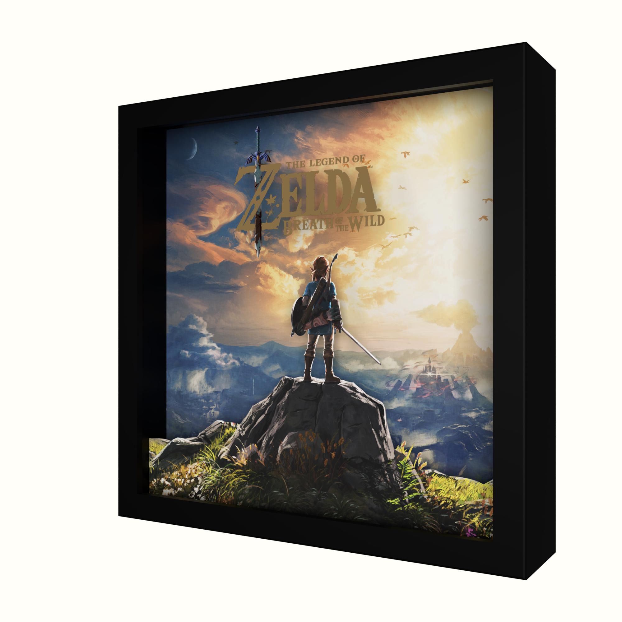 Zelda Breath of the Wild Shadow Box | 3D Layered Video Game Art ...