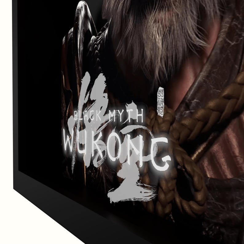 Black Myth: Wukong Shadow Box 3D Game Art Video Game Decor Gamer Gift ...