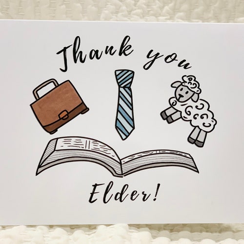 Elder Apprecation Card Thank You Card Jw Gift Jw Elder Jw | Etsy