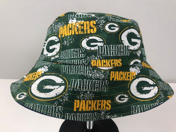 Stretch Denim Reversible Bucket Hat of Green Bay Packers - Etsy