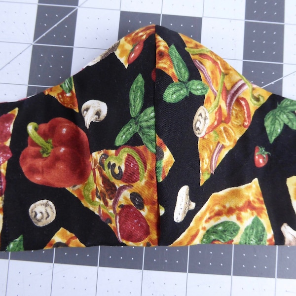 Pizza Face Mask - Etsy