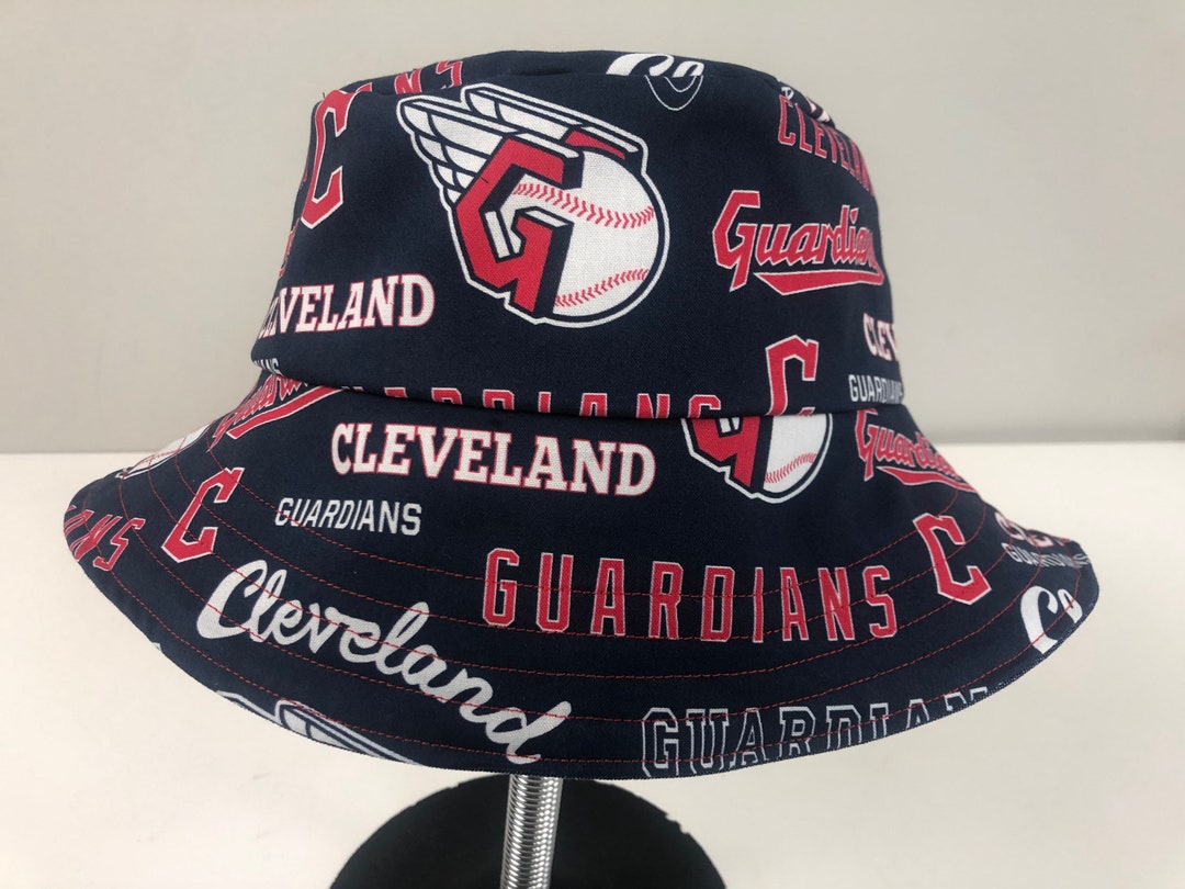 Cleveland Ohio Reversible Bucket Hat Cotton Blue Denim of Guardians ...