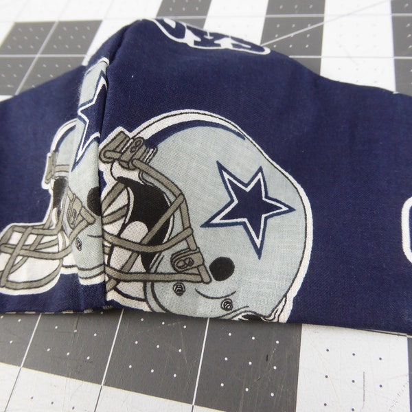 Dallas Cowboys Face Mask - Etsy