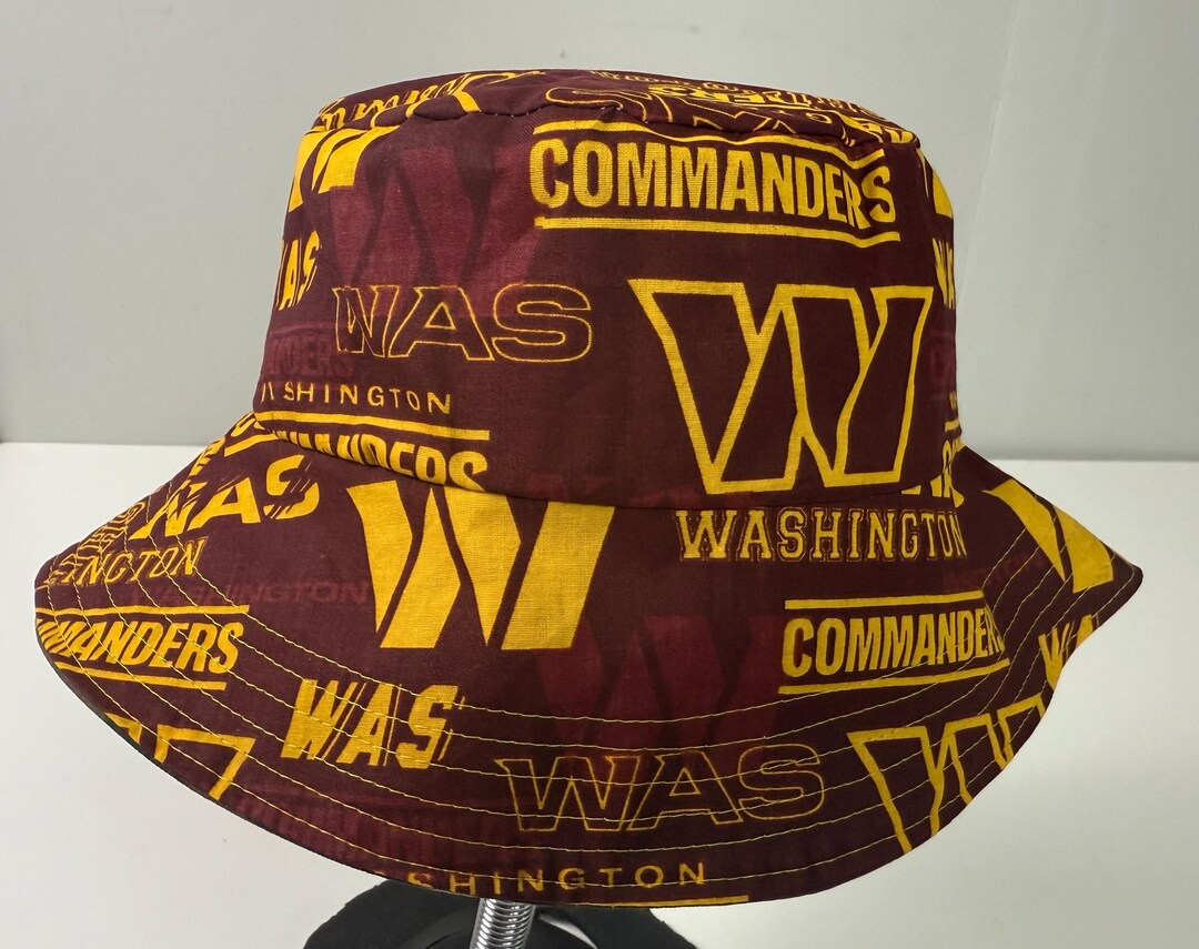 Reversible Bucket Hat of Washington Commanders D.C. Stretch Camo Denim ...
