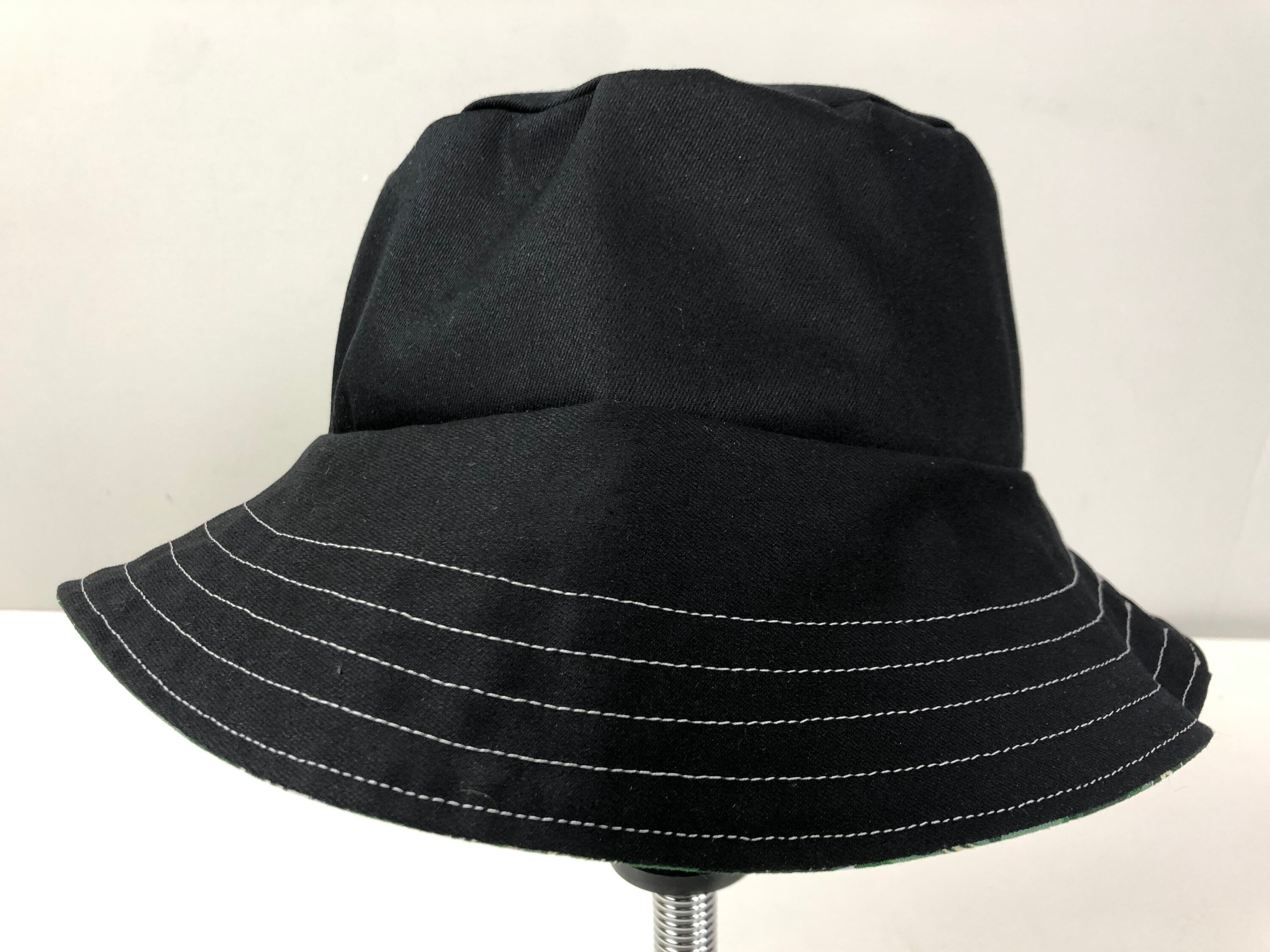 Black Stretch Denim Reversible Bucket Hat of Milwaukee Bucks Camo ...
