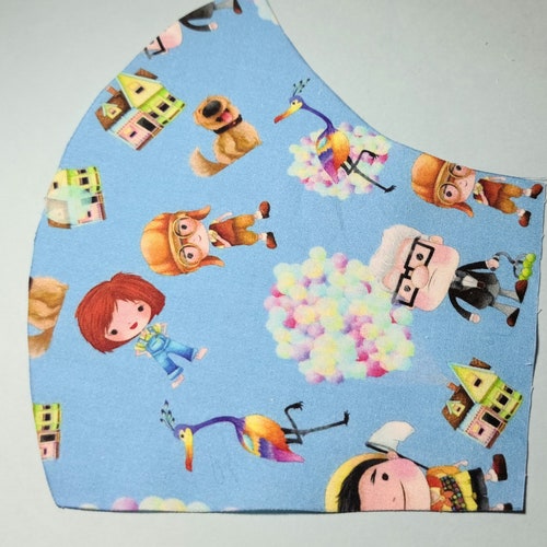 Pixar up Face Mask Balloon House Mask All Over Print Disney - Etsy