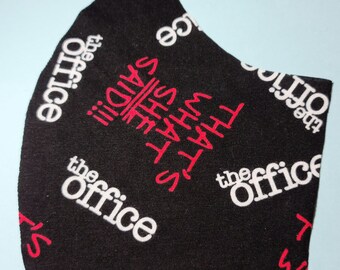 The Office Pleated Reusable Face Mask for Kidsteens and - Etsy