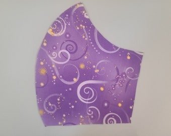 Purple Sparkle Mask - Etsy