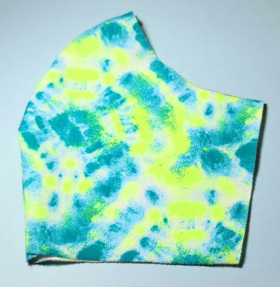 Green Tye Dye Mask - Etsy