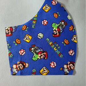 Super Mario World Theme Inspired Face Masks for Adults - Etsy