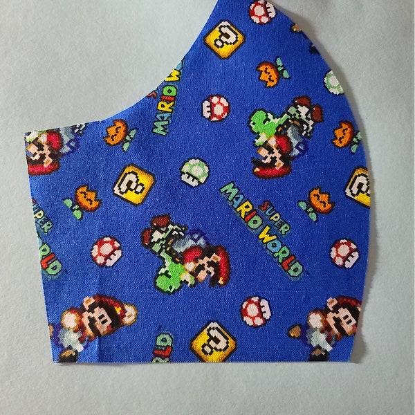 Super Mario Face Mask - Etsy