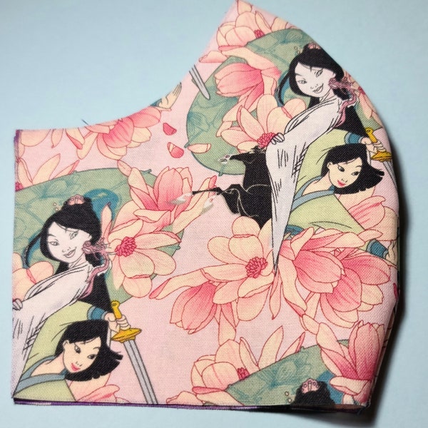 Mulan Face Mask - Etsy
