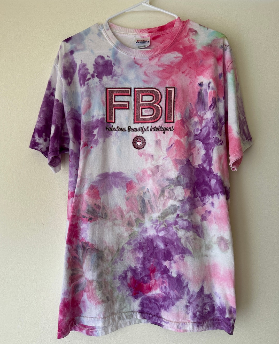 FBI Graphic Tie Dye T Shirt - Etsy