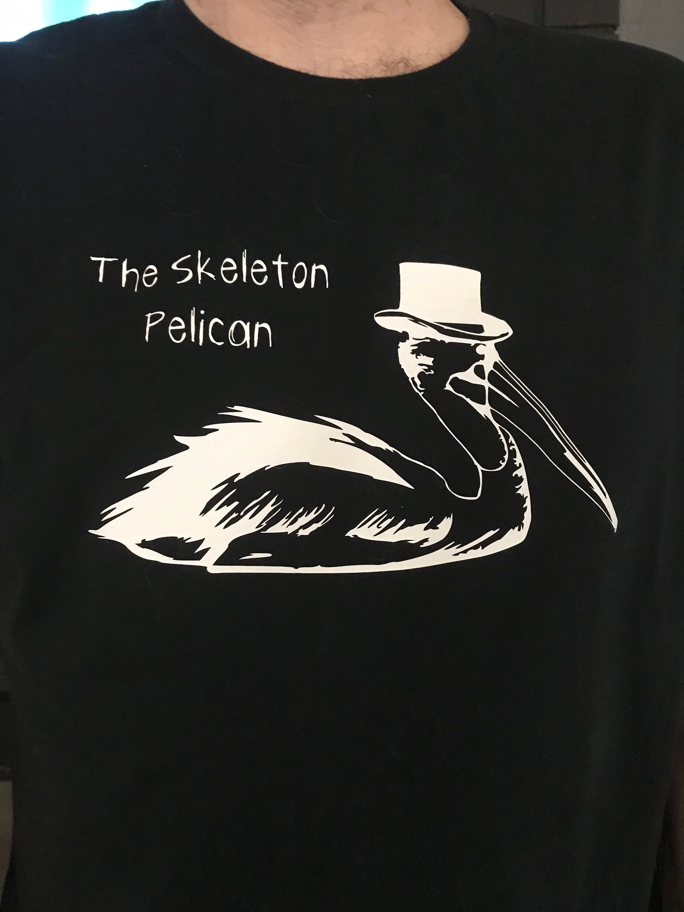 The Skeleton Pelican T-shirt - Etsy