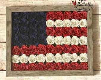 Flag Shadow Box - Etsy