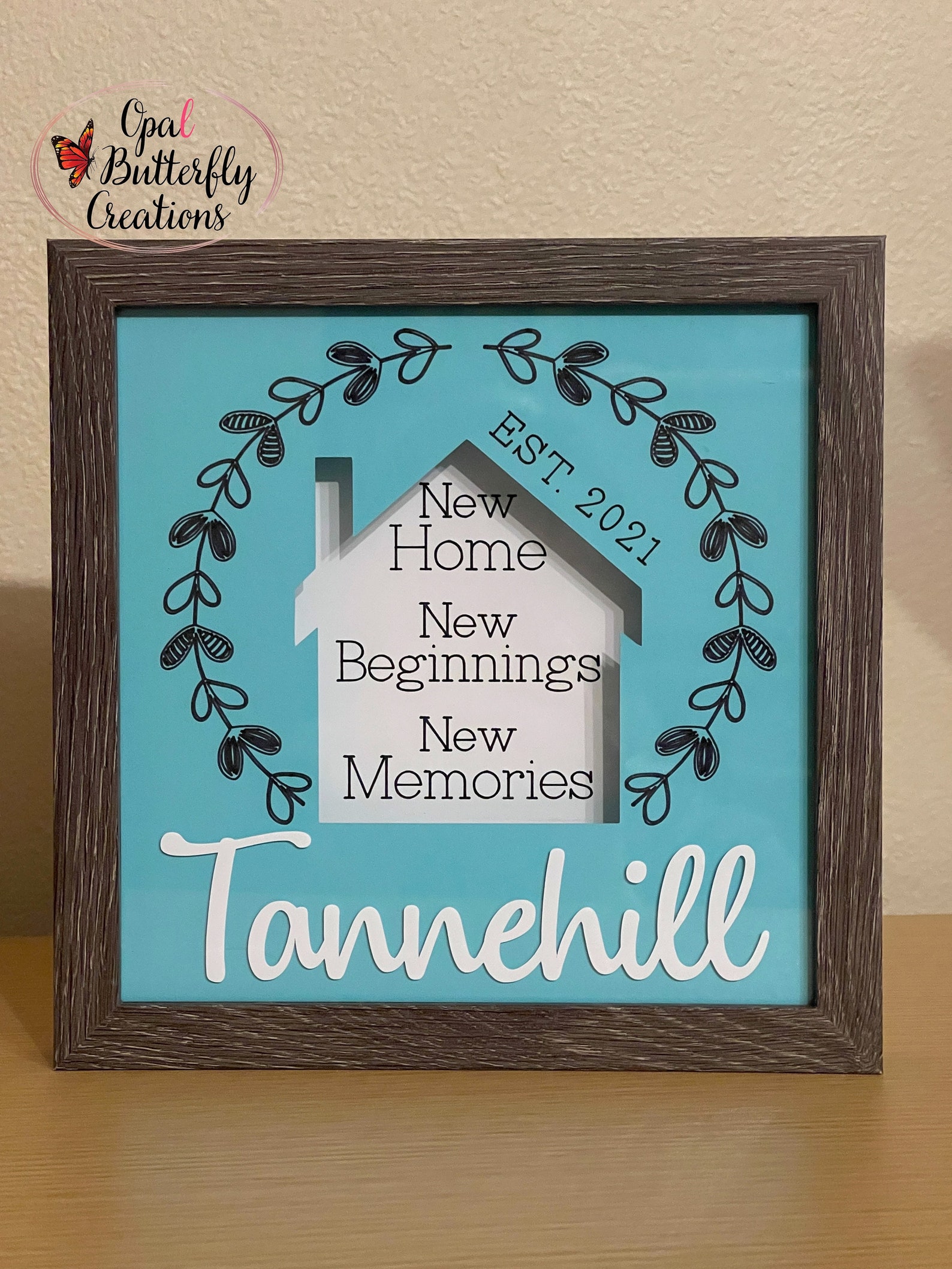 New Home Shadow Box Personalized Housewarming Gift - Etsy