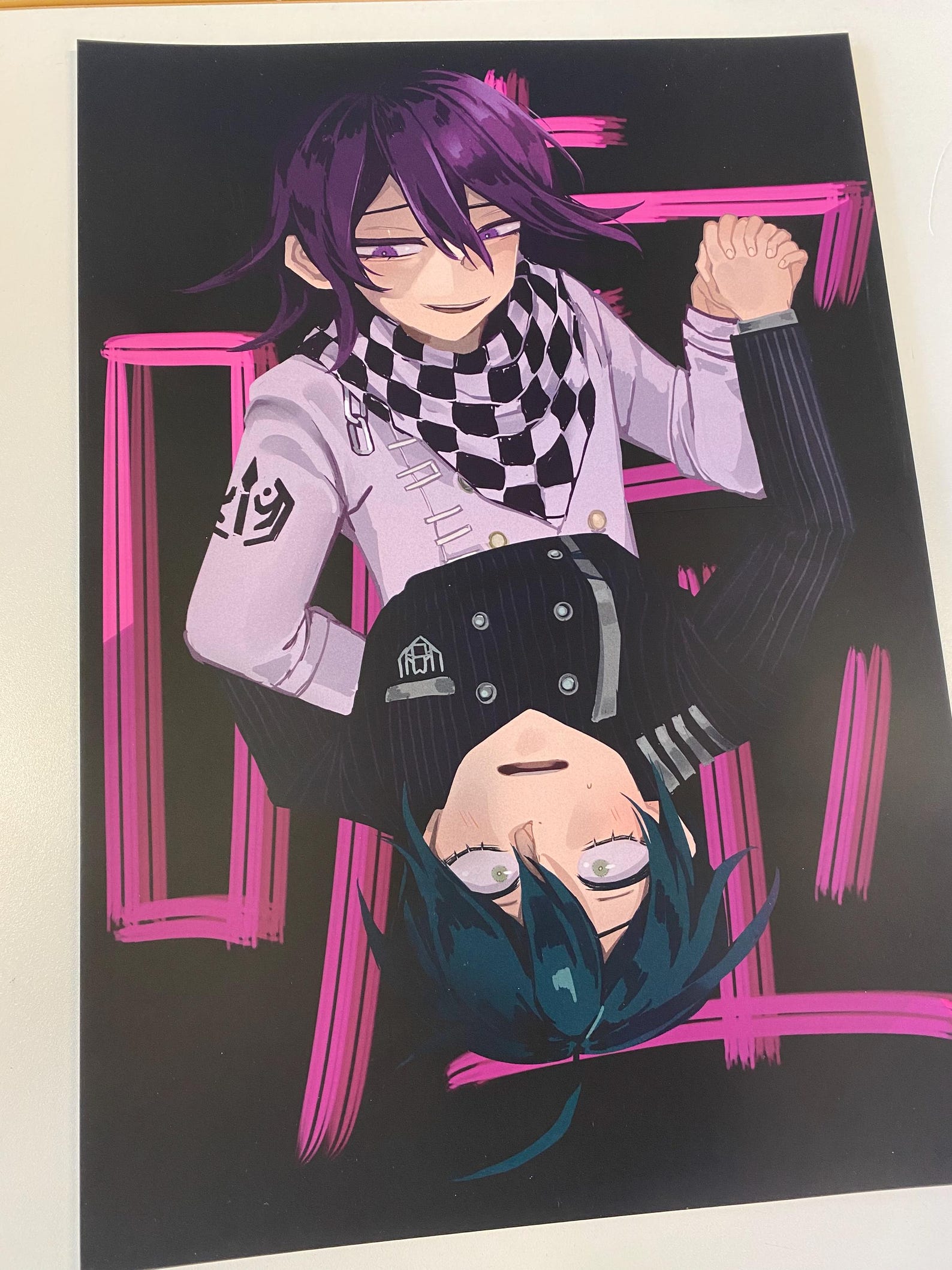 Danganronpa V3 Kokichi Ouma / Shuichi Saihara 12"x17" A3 Art Print - Etsy