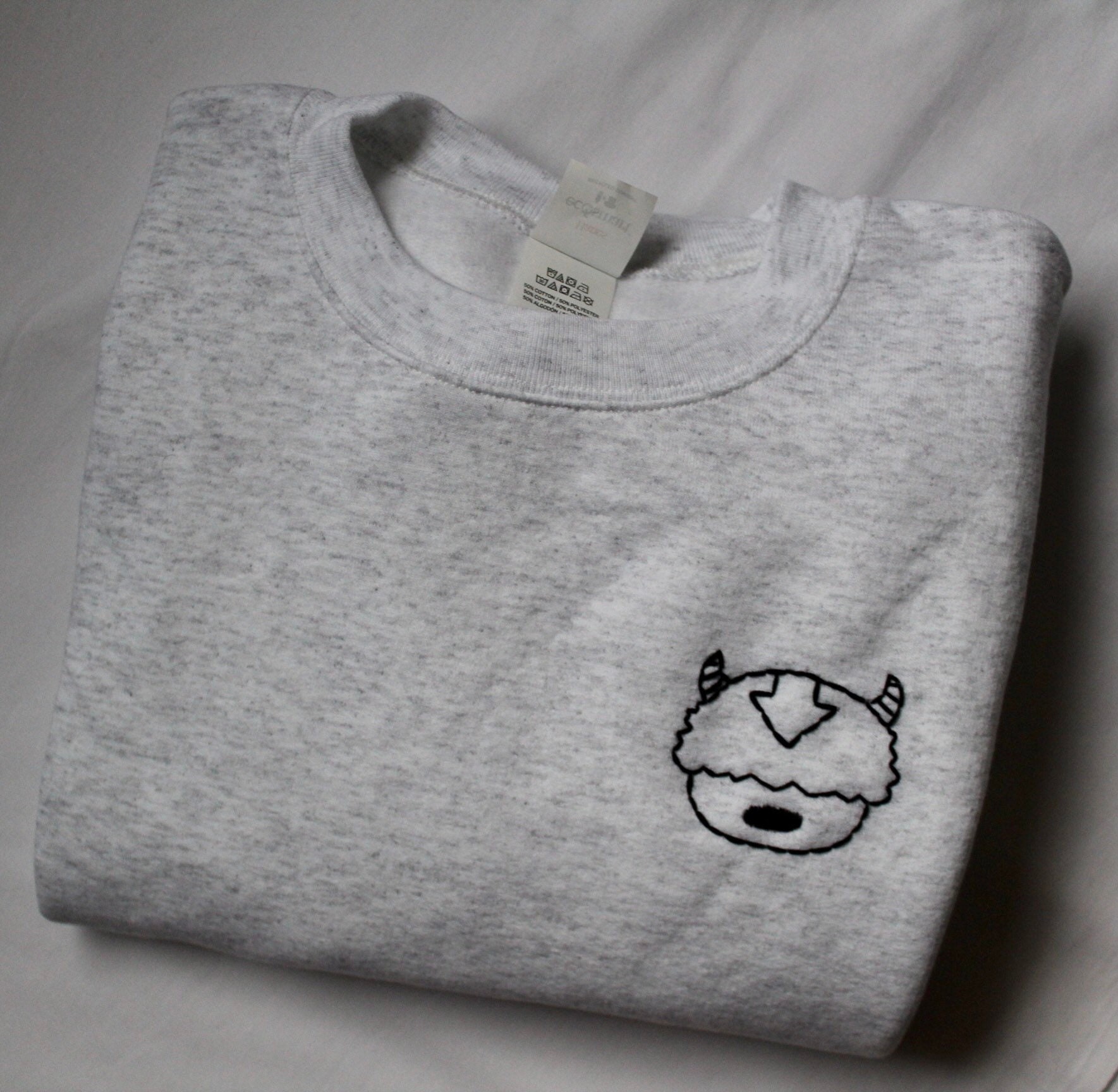 Embroidered Appa Crewneck Sweatshirt, Avatar the Last Airbender - Etsy