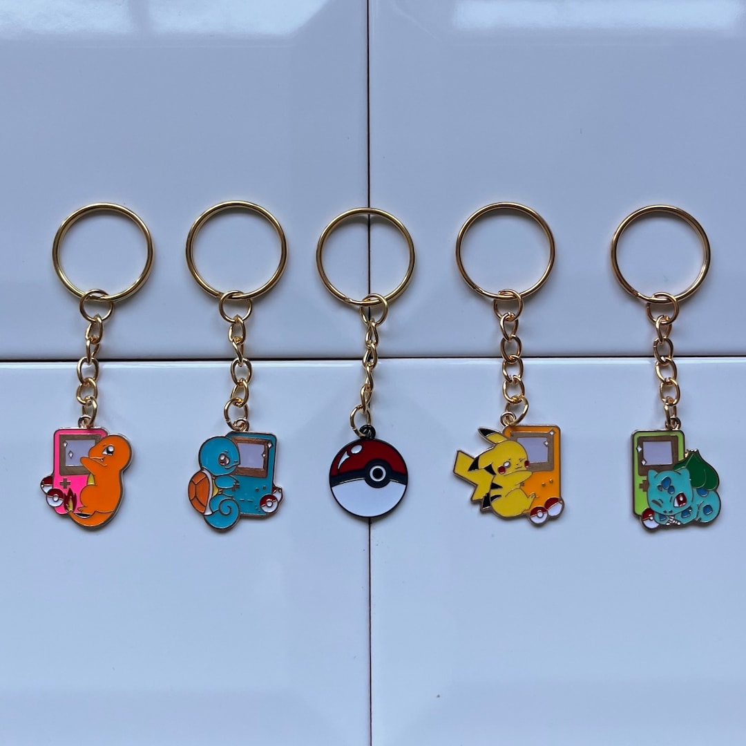 Pokémon Keyring Collection - Etsy UK