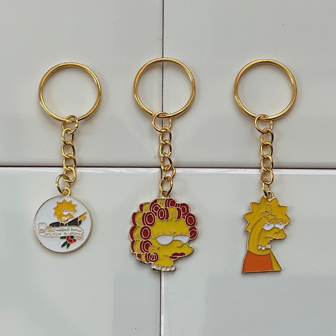 Lisa Simpson Keyrings - Etsy