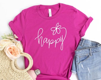 Happiness T Shirt - Etsy