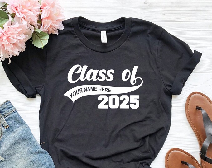 Graduation Class of Personalized T-shirt, Class of 2030, Graduation ...